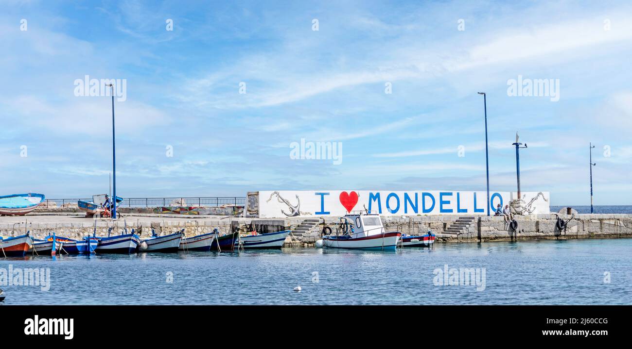Mondello sign hi-res stock photography and images - Alamy