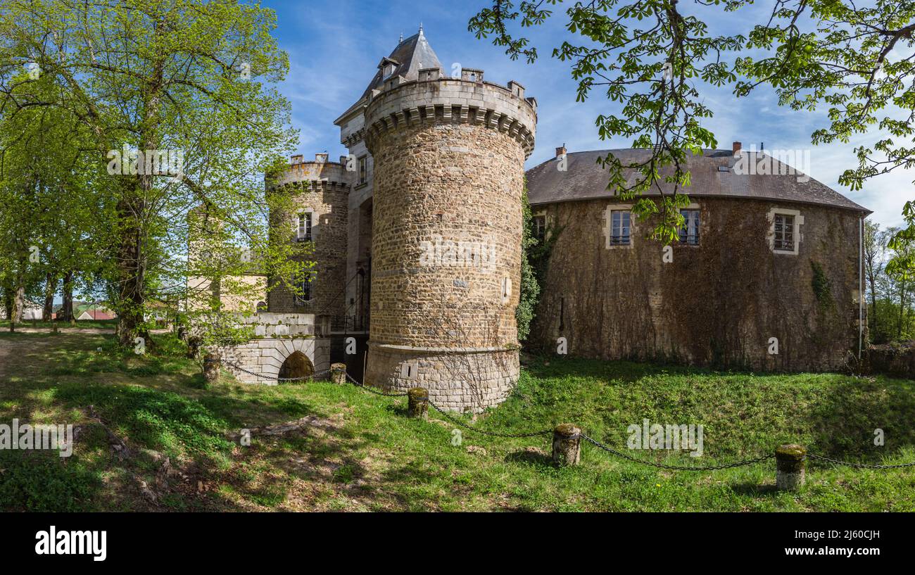 Vue panoramique du château fort Stock Photo - Alamy