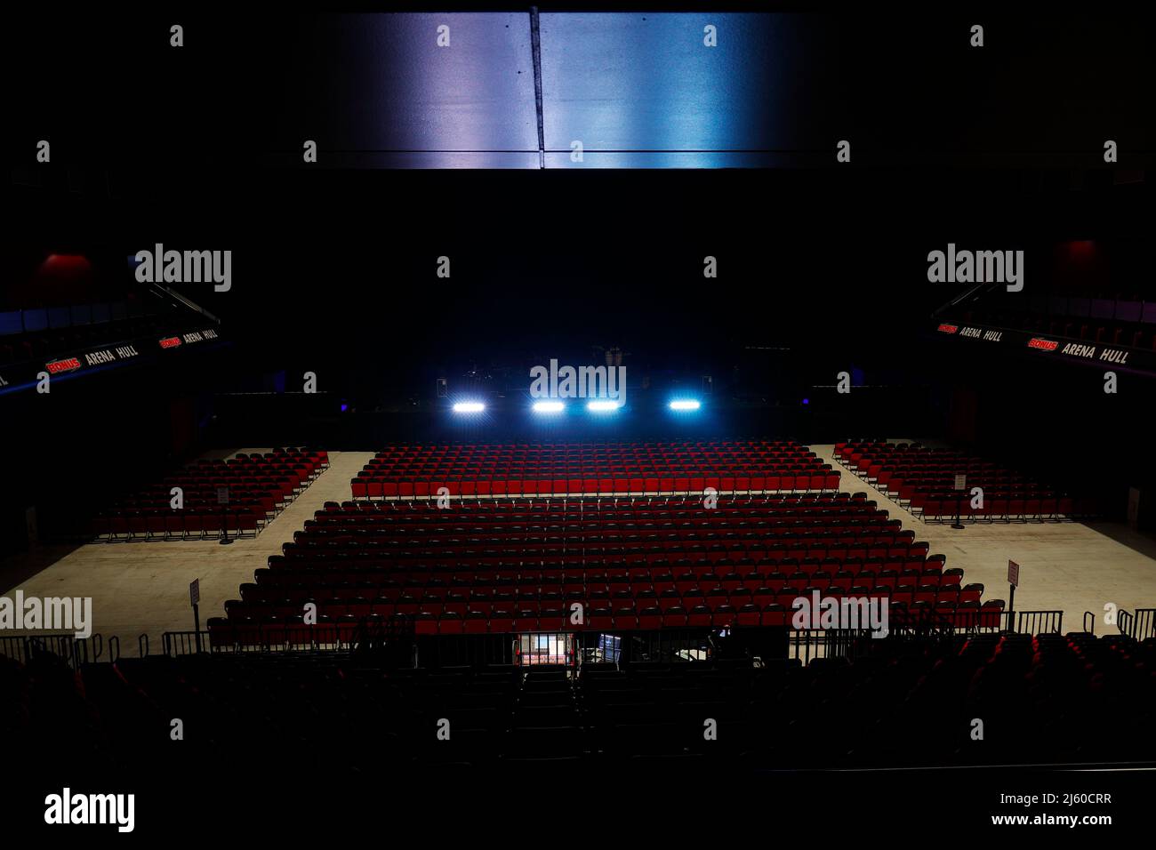 An interior view of Bonus Arena in Hull,East Riding of Yorkshire,UK ...
