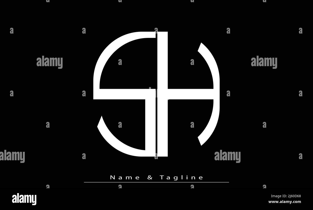 Sh logo Stock Vector Images - Alamy