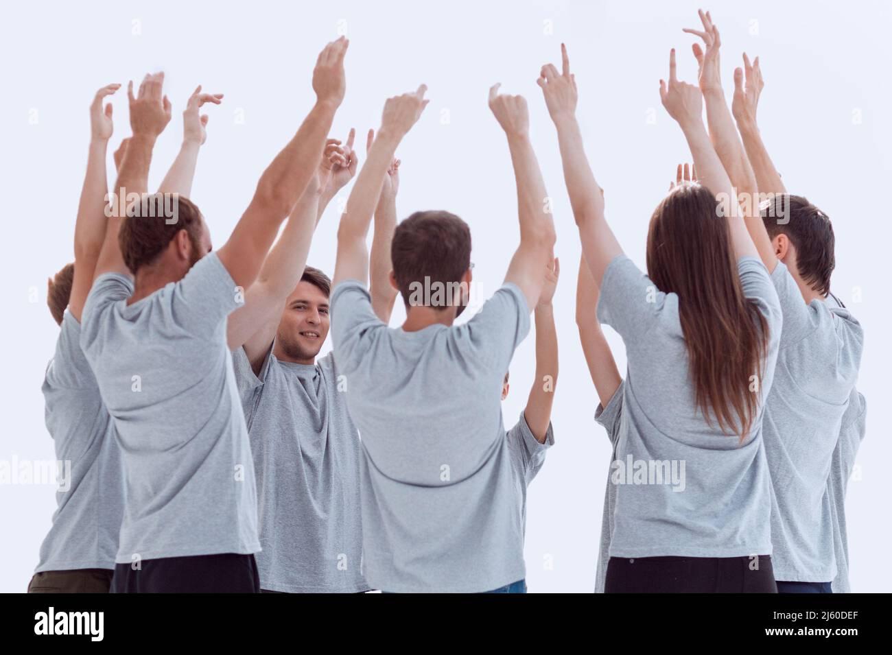 group of diverse young people standing together Stock Photo - Alamy