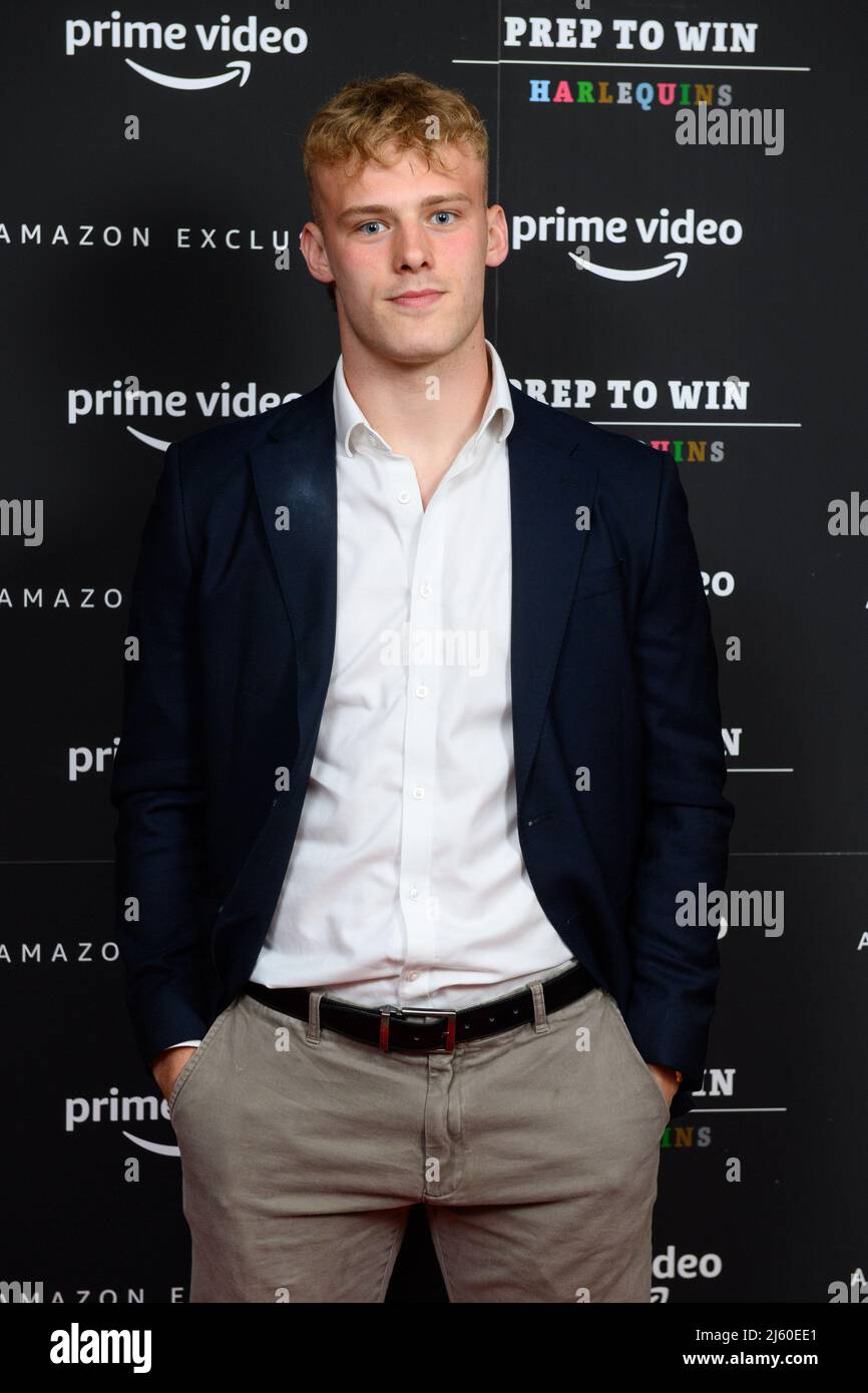 London, UK. 26 April 2022. Louis Lynagh attending the premiere of Prep ...