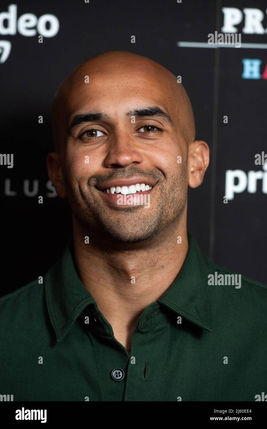 London, UK. 26 April 2022. Aaron Morris attending the premiere of Prep ...