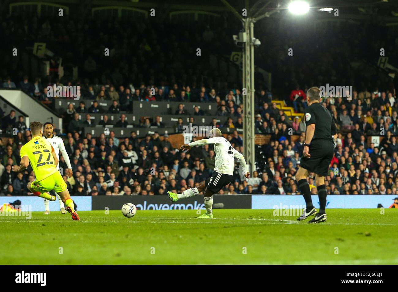 Fulham, UK. 26th April 2022: Craven Cottage, Fulham, London, England ...
