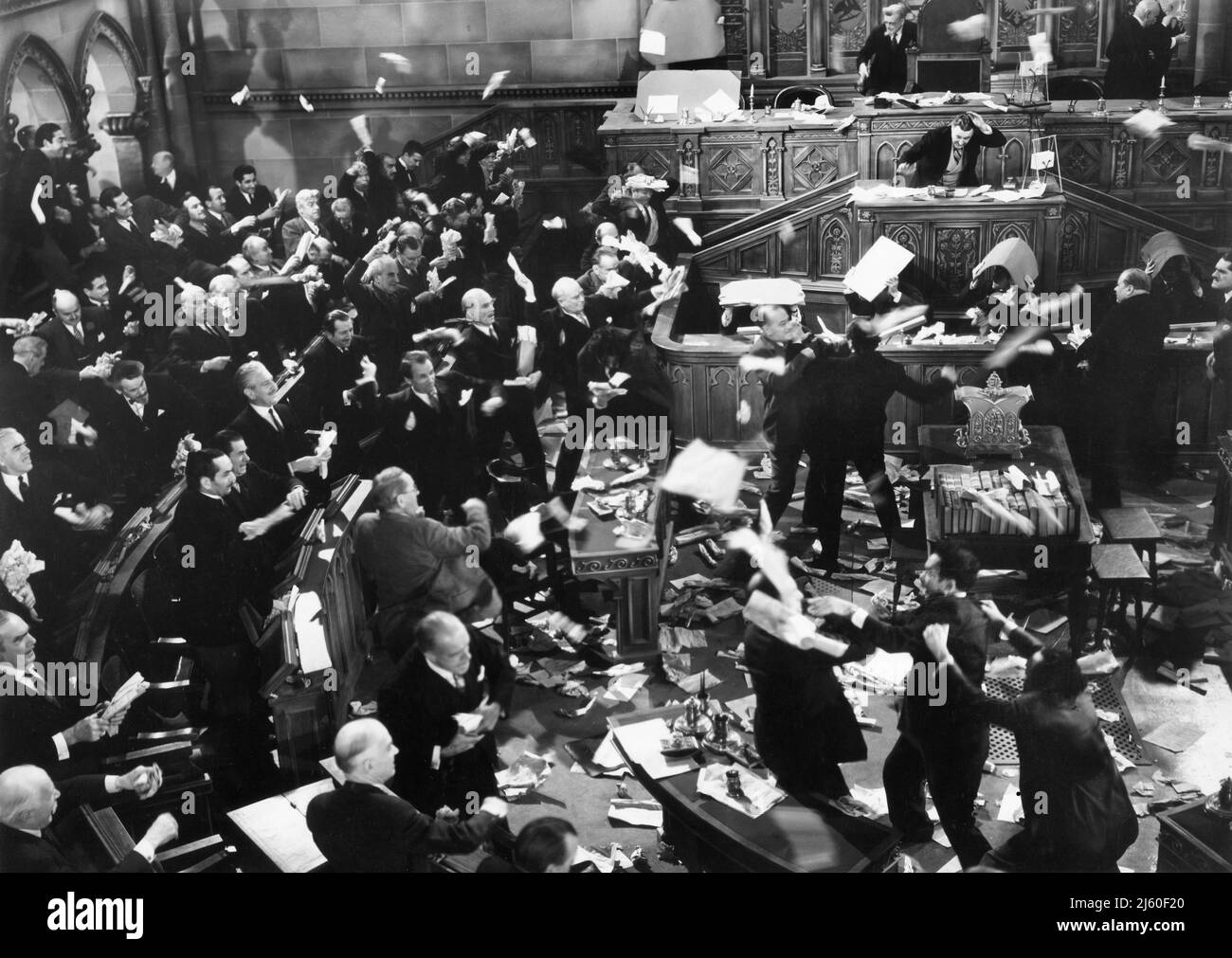 Parliament Scene, on-set of the Film, "The Baroness And The Butler ...