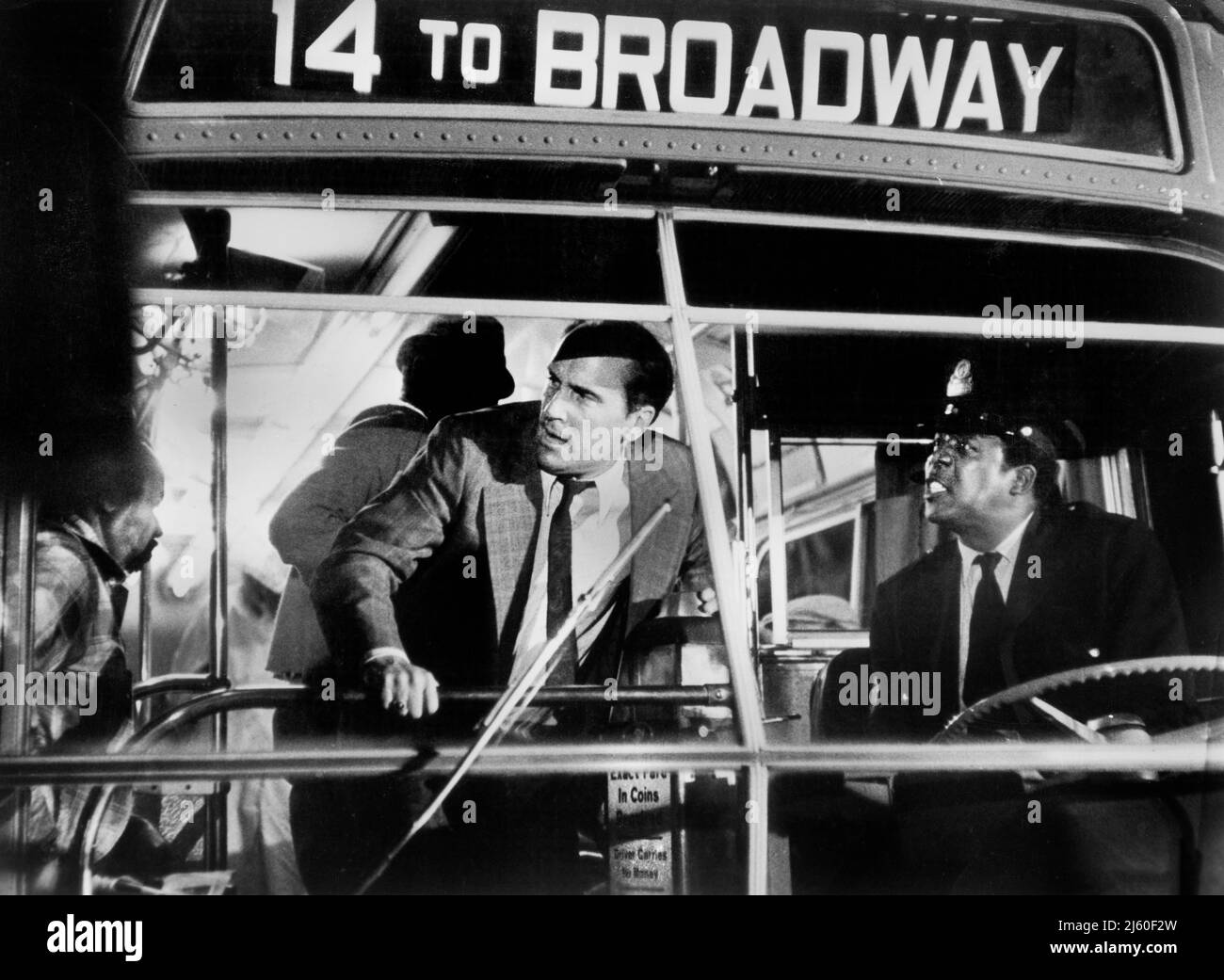 Robert Duvall (center), on-set of the Film, "Badge 373", Paramount ...
