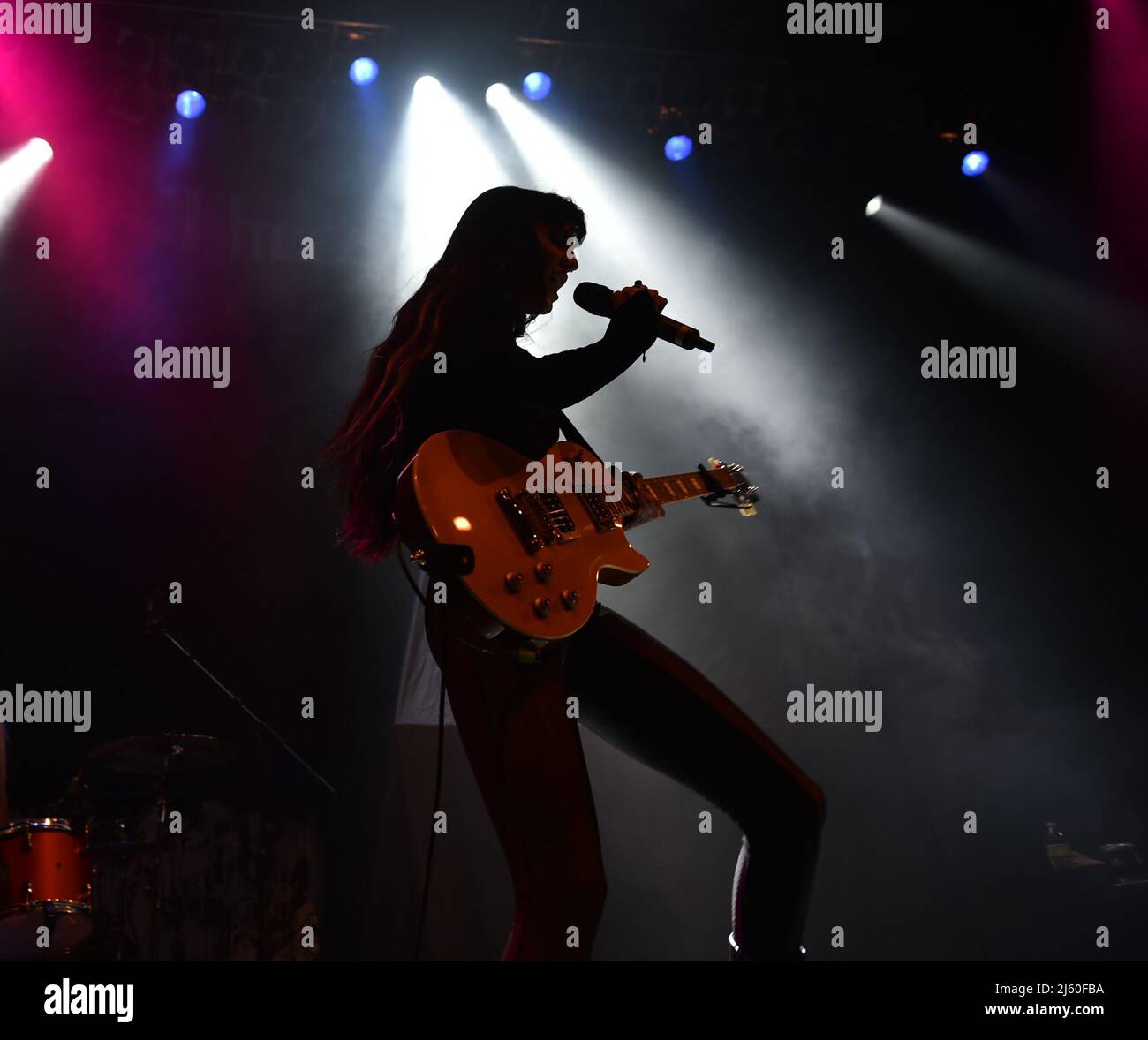 April 25, 2022, Norfolk, Virginia, U.S.A: LILITH CZAR brings some rock ...
