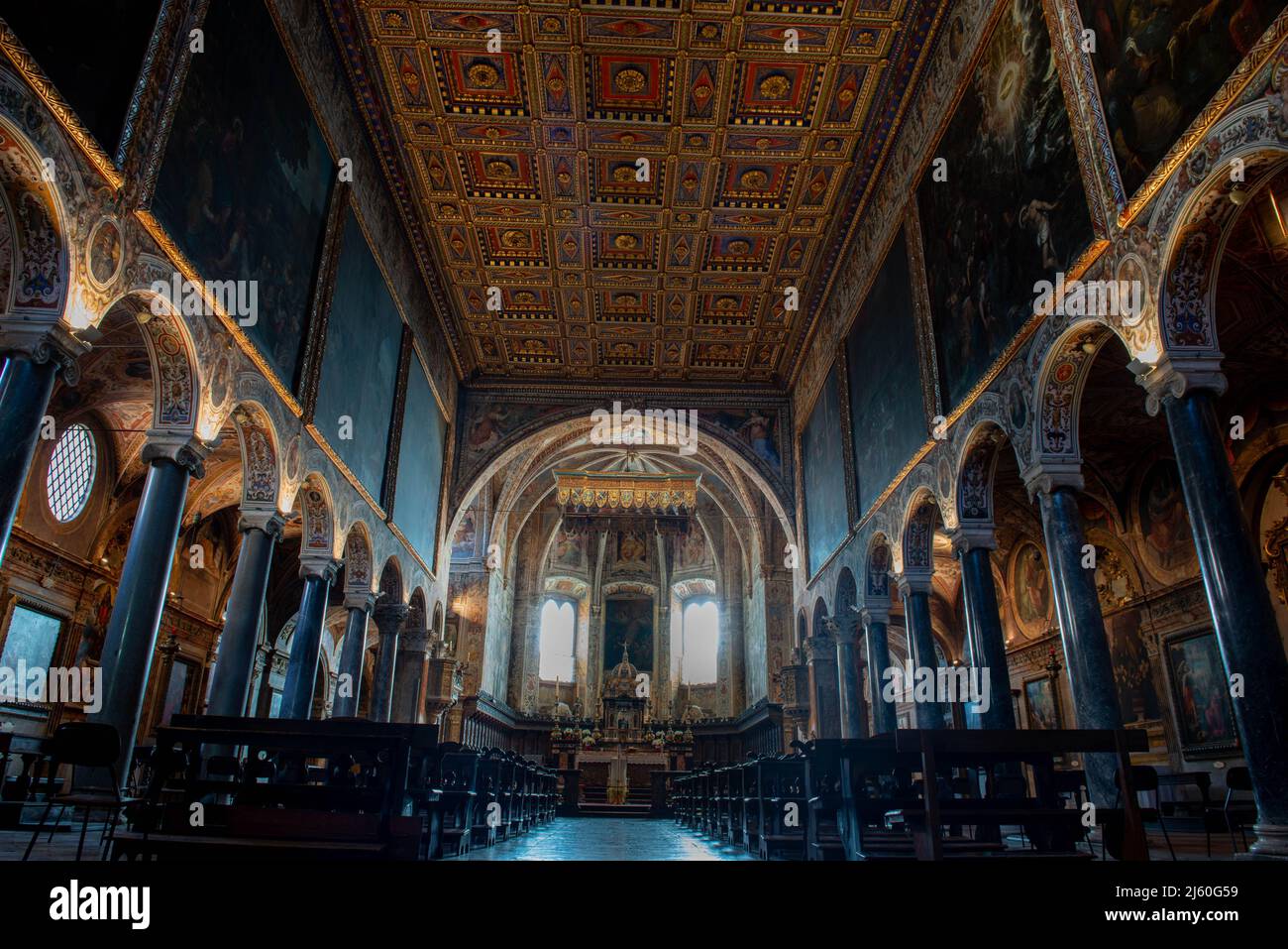 Perugia Italy April 2022: Basilica of San di Perugia remains the ...