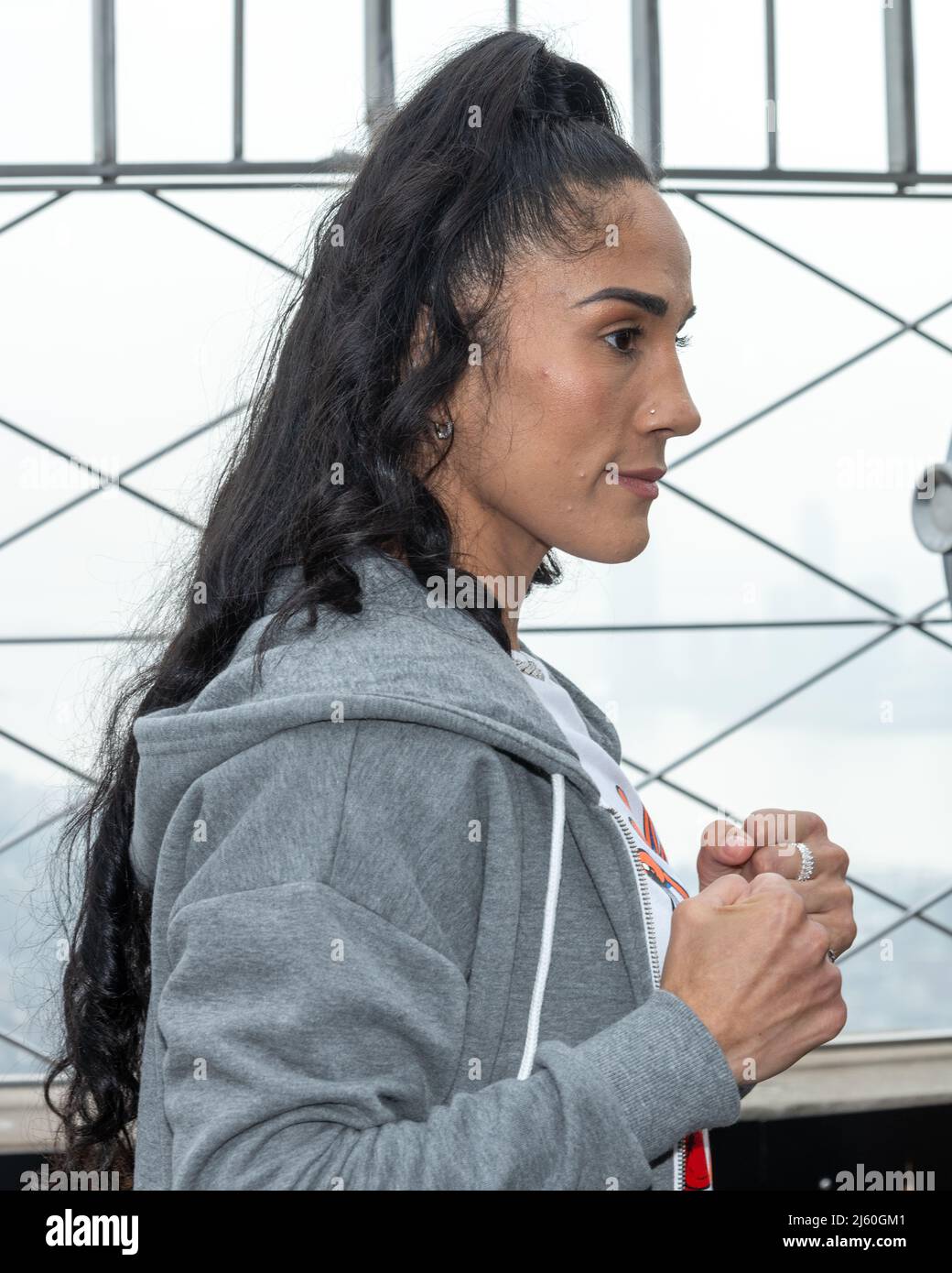 New York, USA. 26th Apr, 2022. Seven-division World Champion Amanda ...