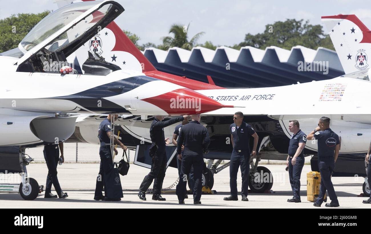 Fort Lauderdale, United States. 26th Apr, 2022. Lt. Col. Justin Elliott ...