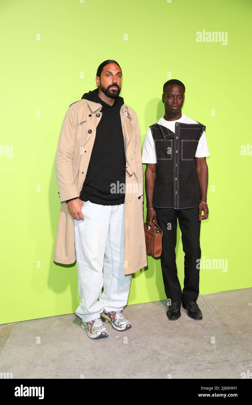 London, UK. 26th April, 2022. Ben Gorham and Ibrahim Kamara attend The ...