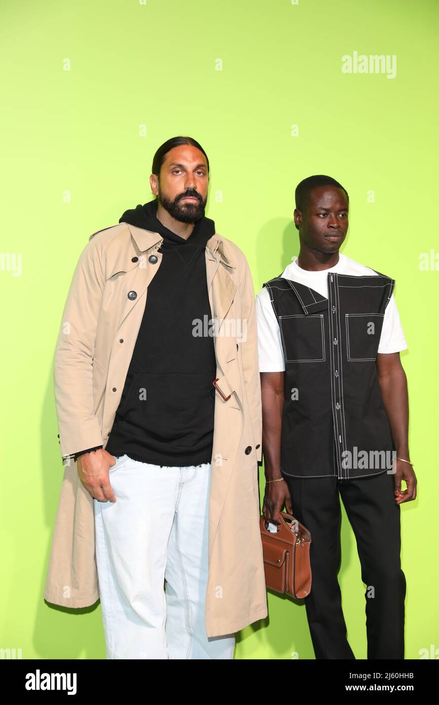 London, UK. 26th April, 2022. Ben Gorham and Ibrahim Kamara attend The ...