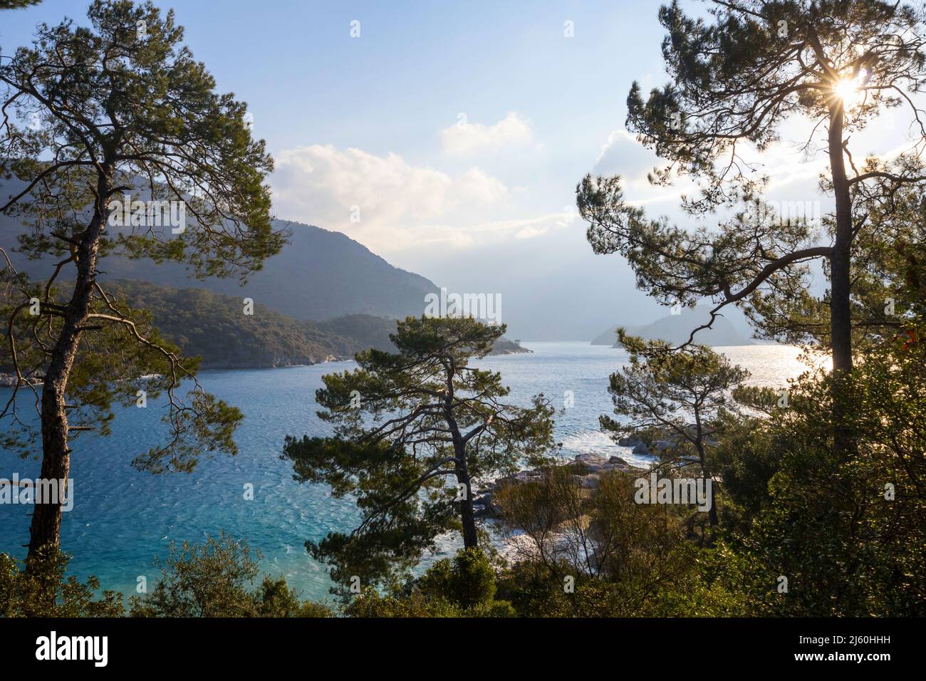 Beautiful sea coast in Turkey Stock Photo - Alamy