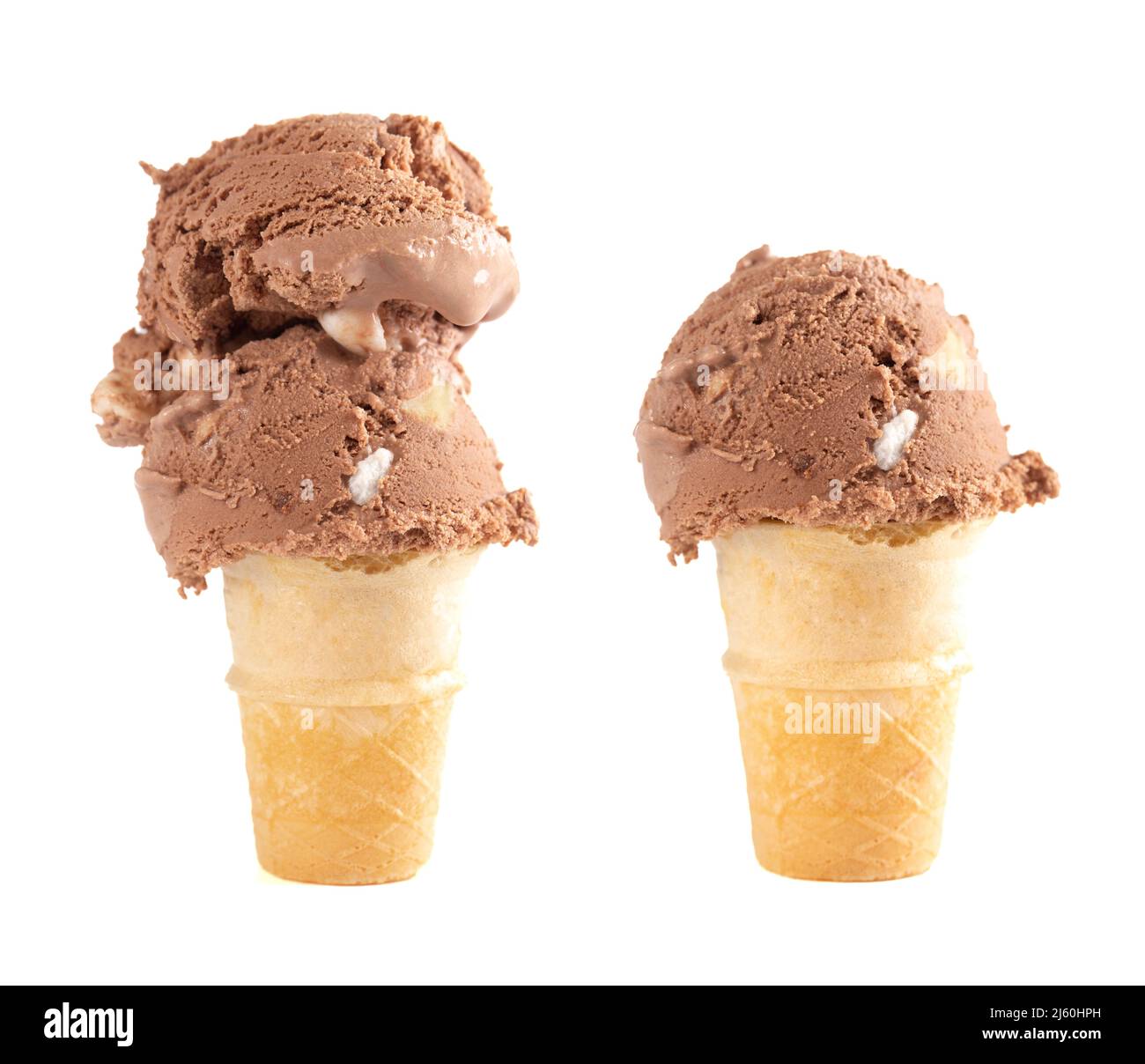 Two different flavor ice hi-res stock photography and images - Alamy