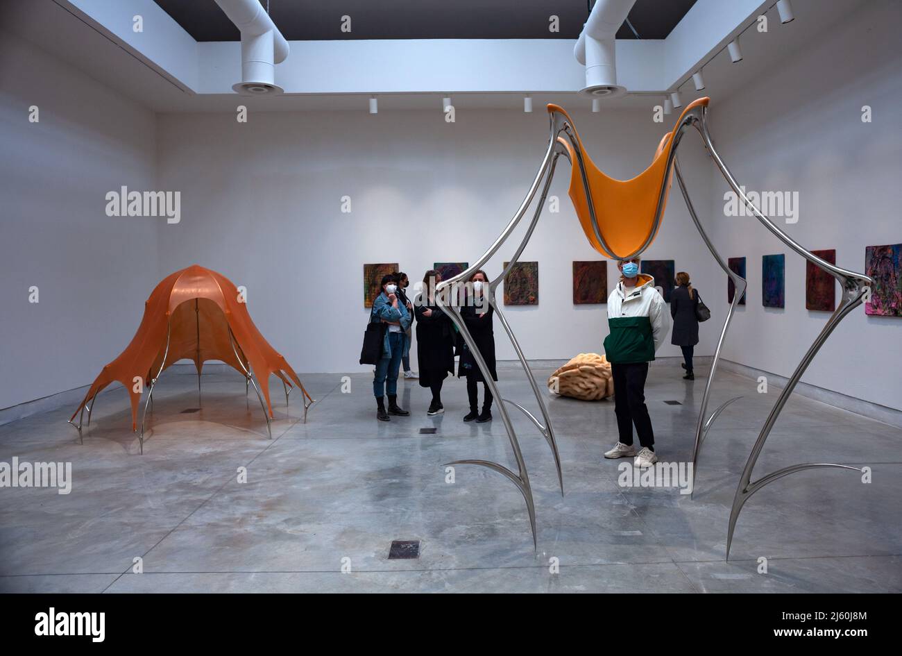 VENICE, ITALY - April 20: Installation by Hannah Levy at the 59th ...