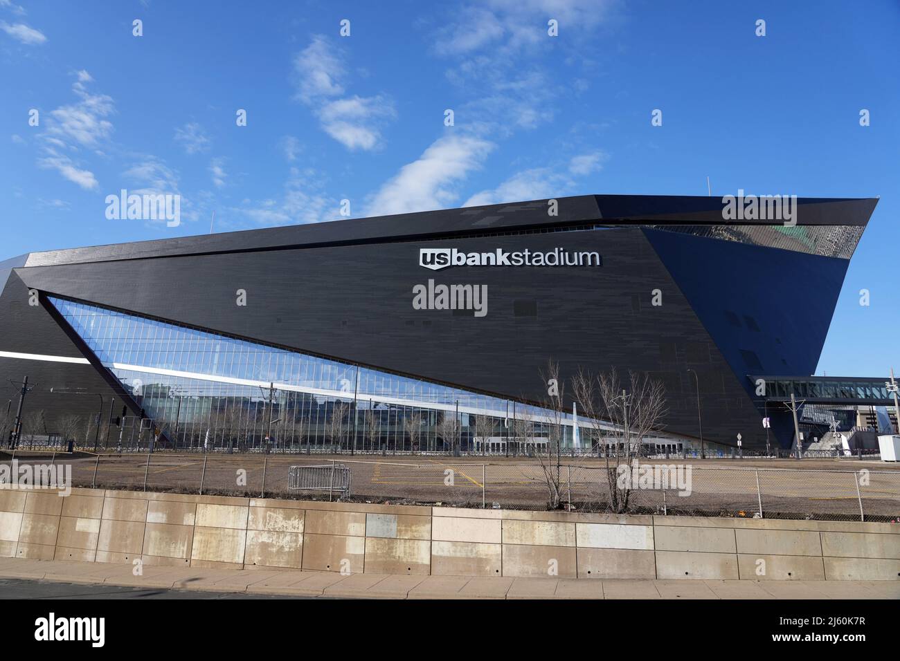 A general view of US Bank Stadium, the home of the Minnesota Vikings ...