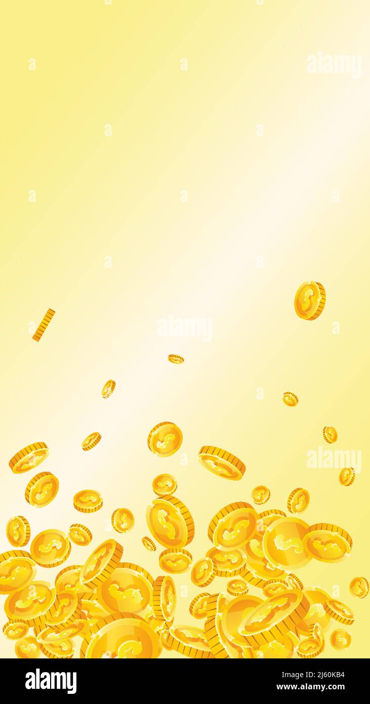 American coins scattered Stock Vector Images - Alamy