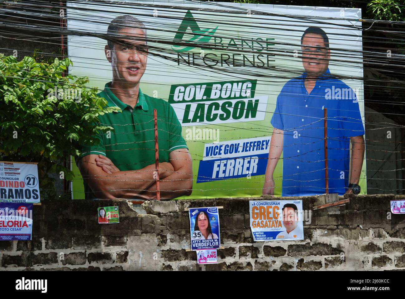 Political posters for the 2022 Elections in the Philippines, Bacolod ...