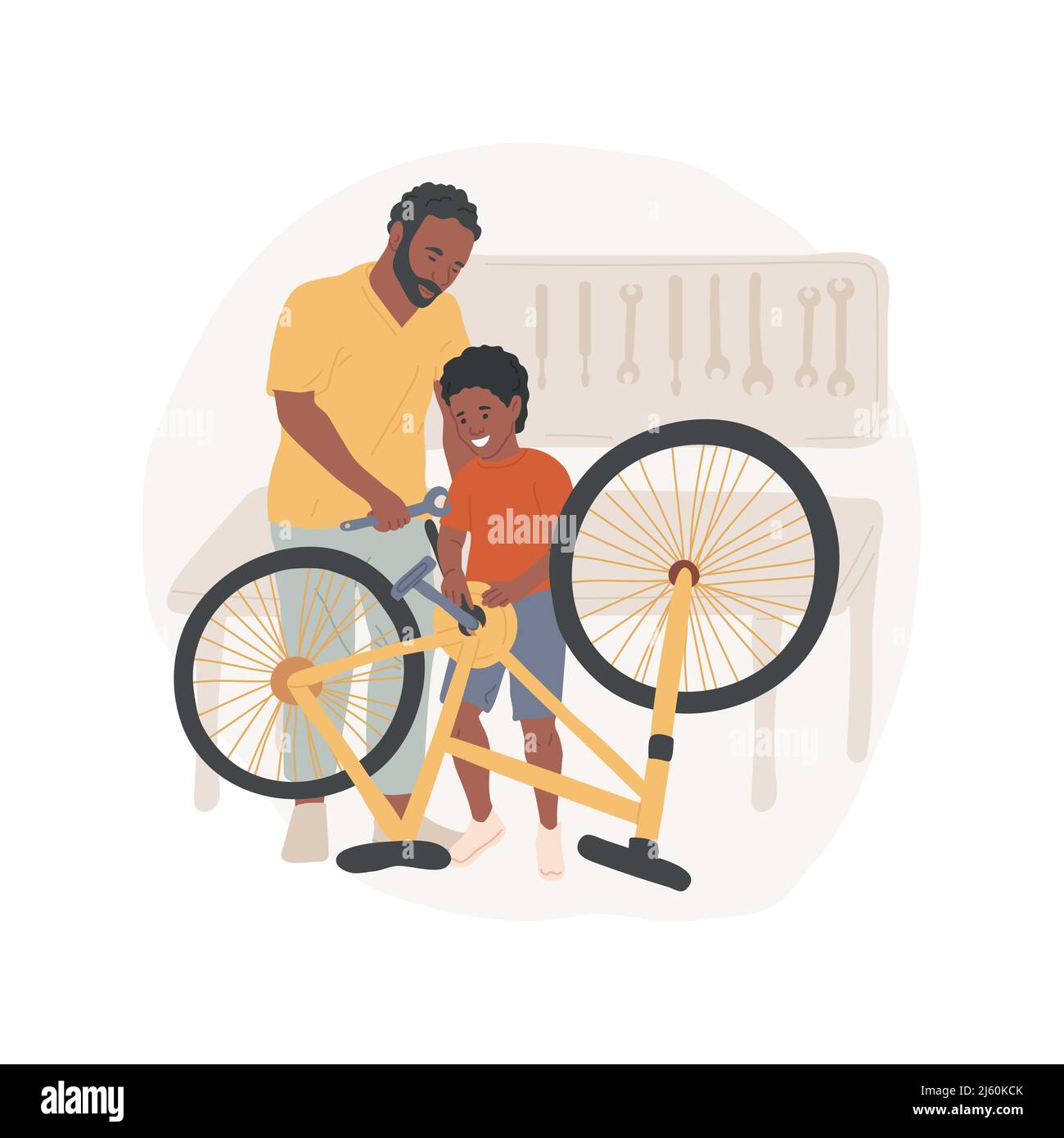 Middle school working together Cut Out Stock Images & Pictures - Alamy