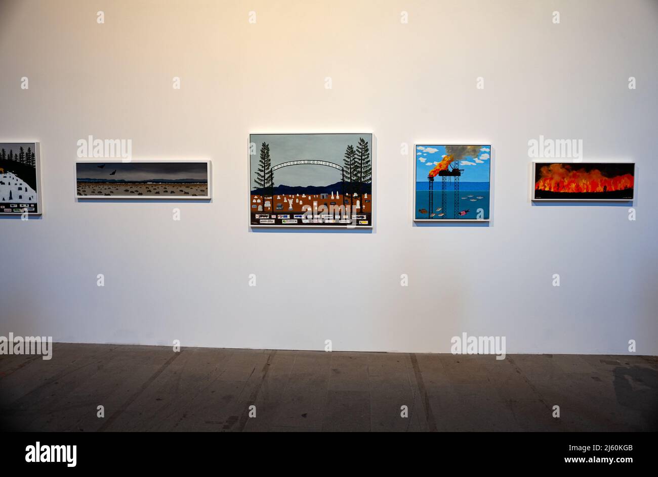 Venice, Italy - April 20: Paintings by Jessie Homer French at the ...