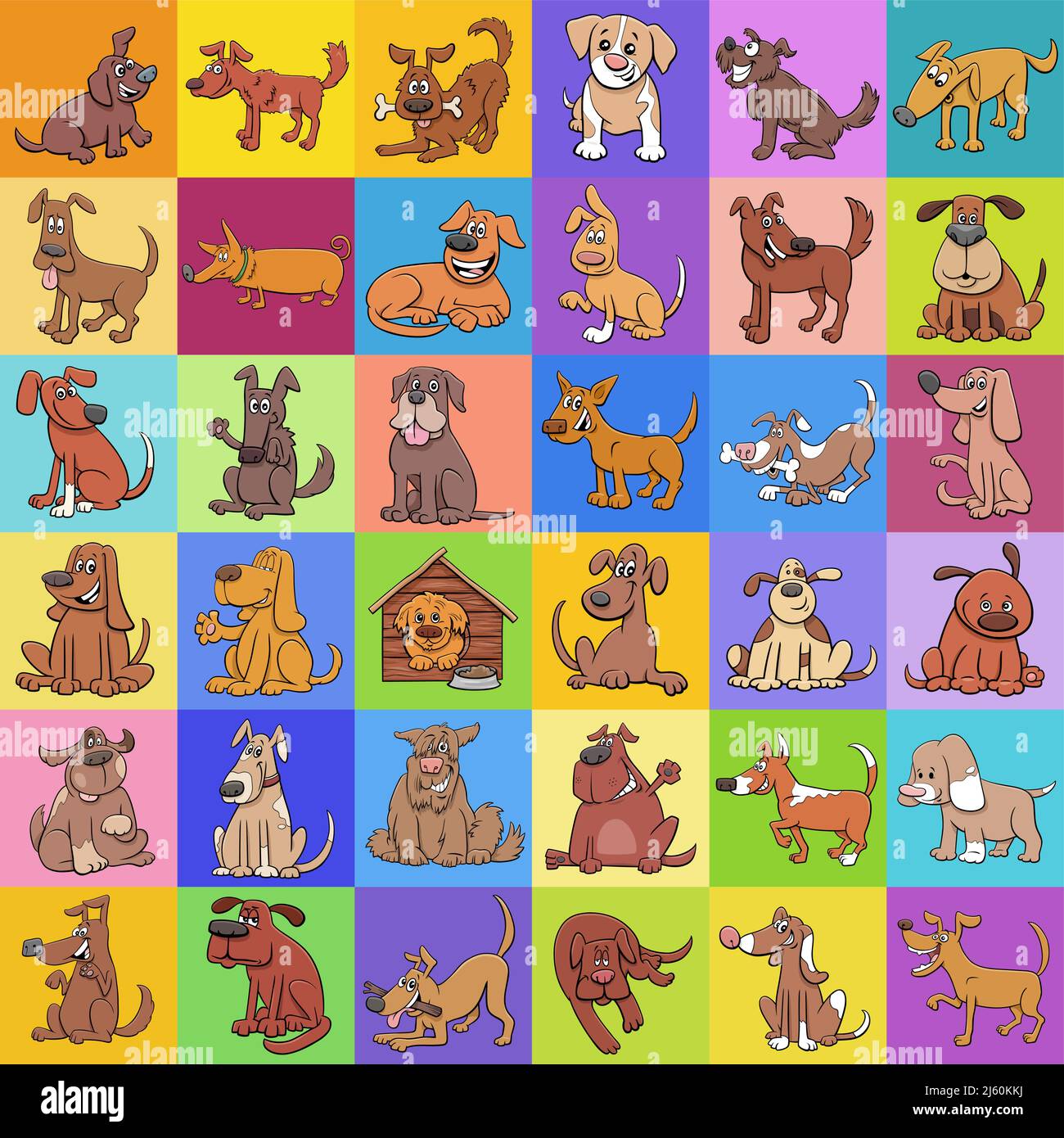 Cartoon illustration of background or pattern or decorative paper ...