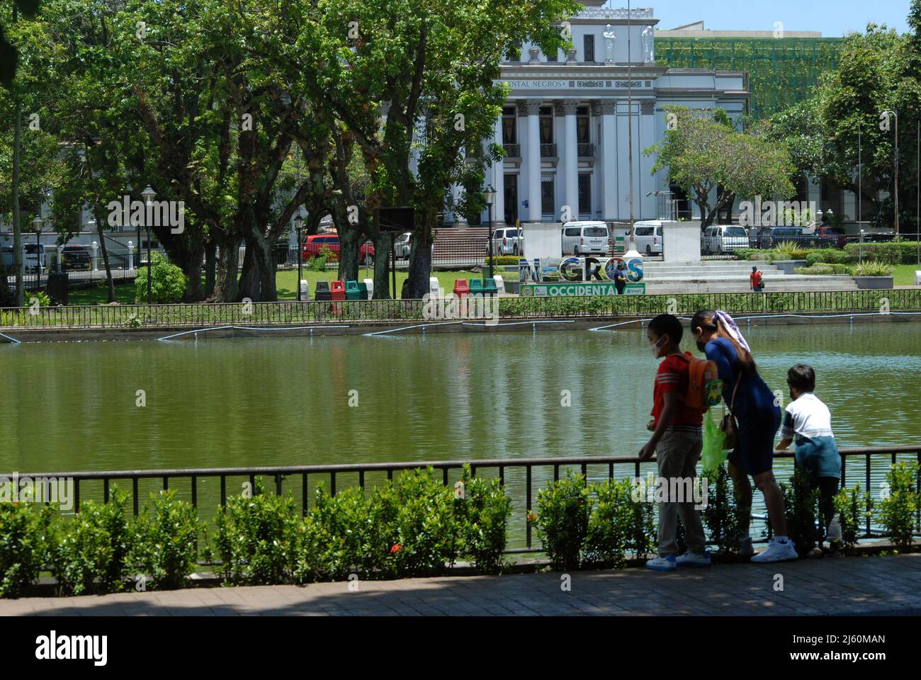 Capitol Park and Lagoon, Bacolod, Philippines Stock Photo - Alamy