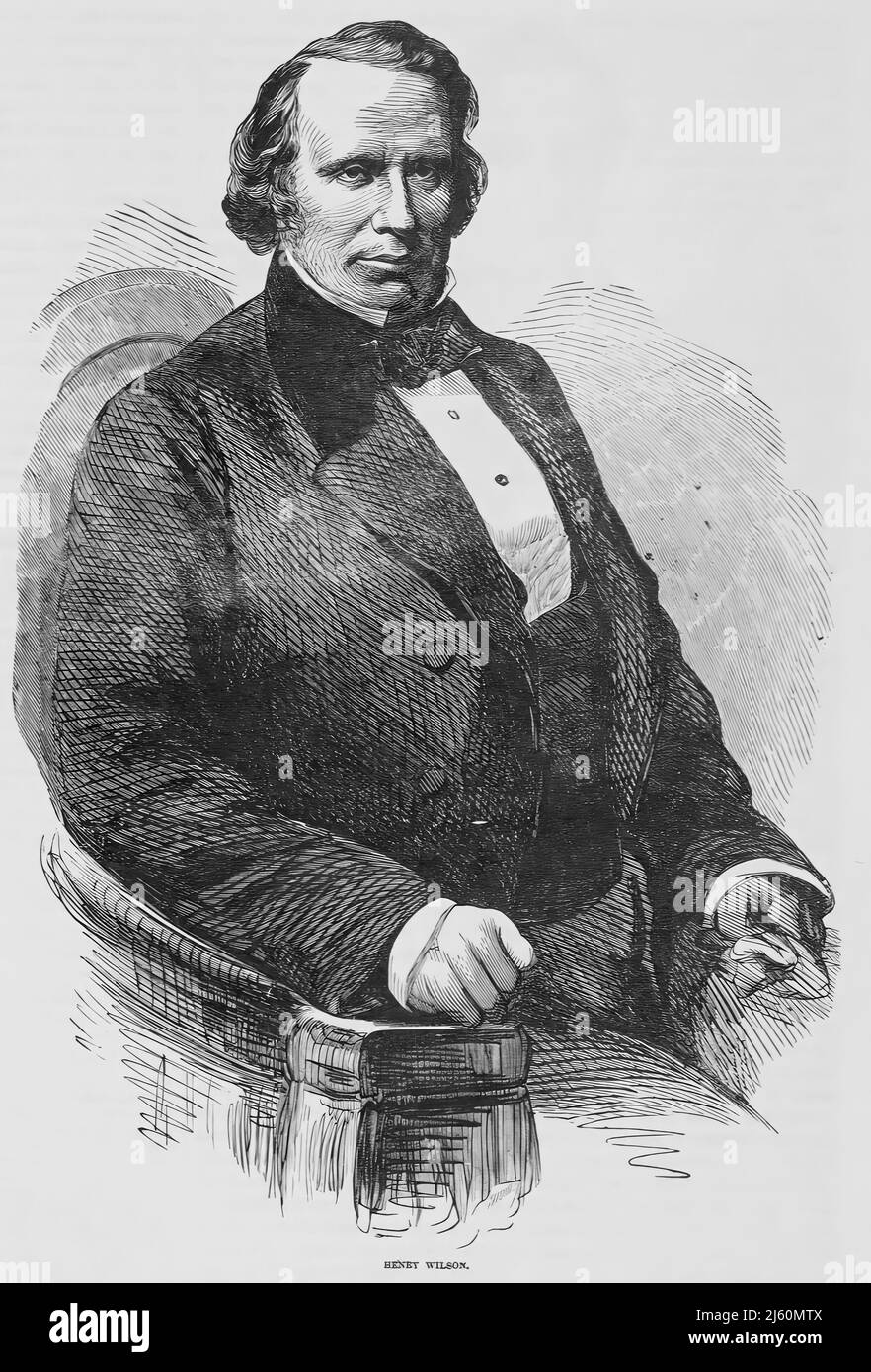 Portrait of Henry Wilson, Chair of the Senate Military Affairs ...