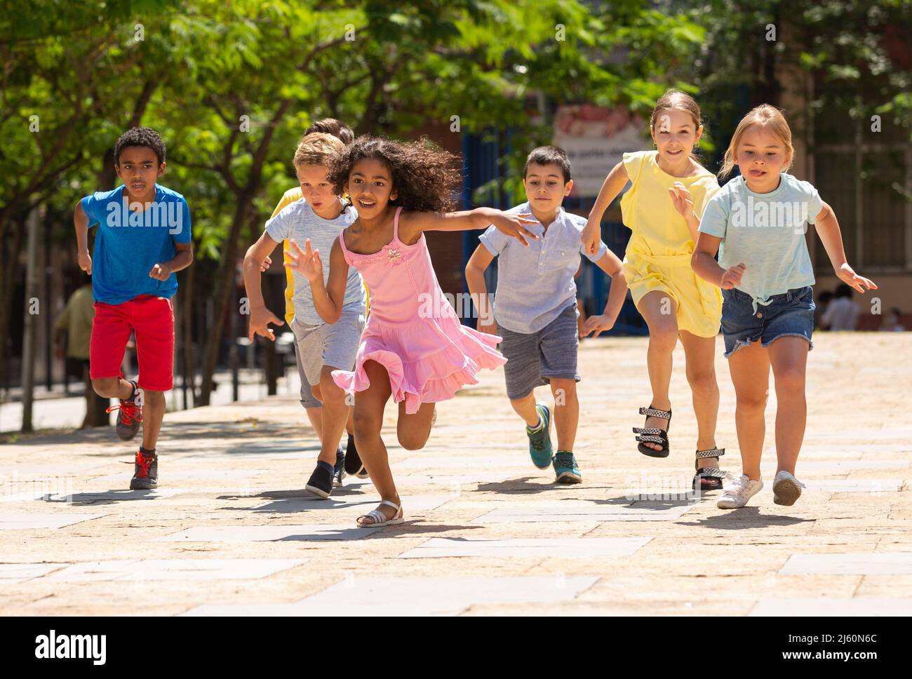 Children playing running mexico hi-res stock photography and images - Alamy