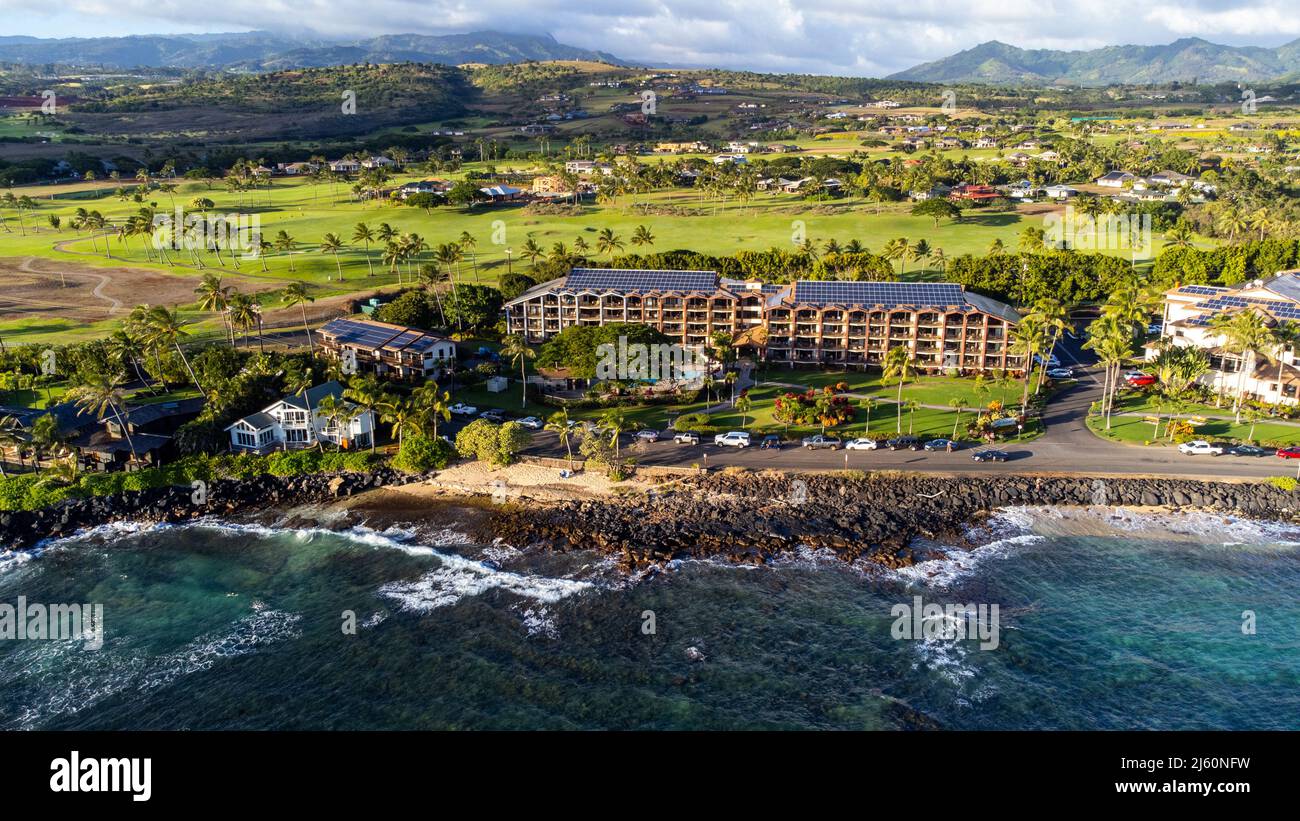 Lawai Beach Resort, Koloa, Kauai, Hawaii Stock Photo - Alamy