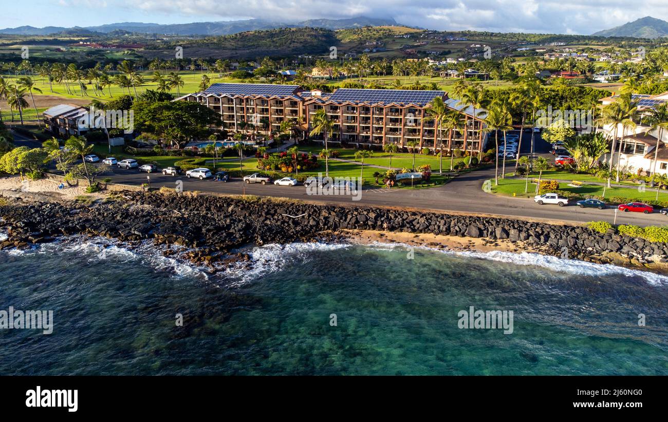 Lawai Beach Resort, Koloa, Kauai, Hawaii Stock Photo - Alamy