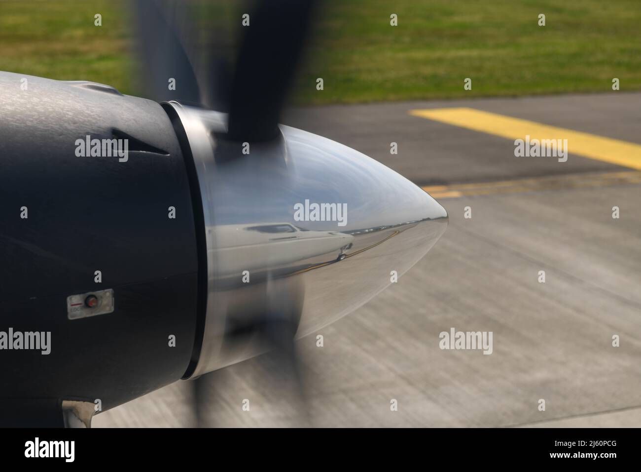 A U.S. Air Force C-12 Huron assigned to the 459th Airlift Squadron ...