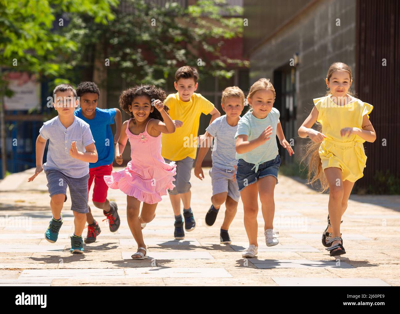 Little Kids Running Around