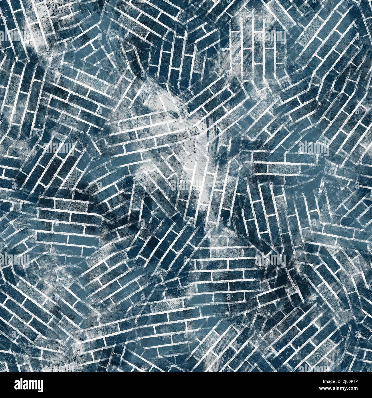 Seamless navy blue and white abstract grungy seamless surface pattern ...