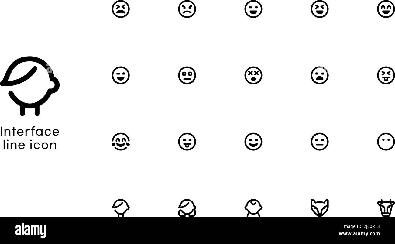 Basic emoticon hi-res stock photography and images - Alamy