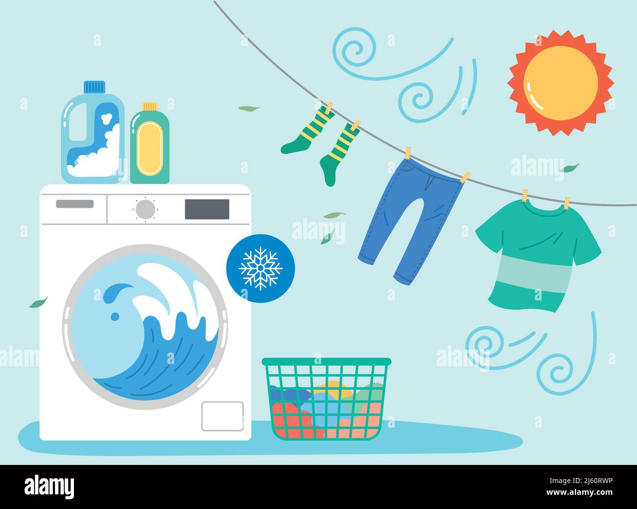 Sun drying Stock Vector Images - Alamy