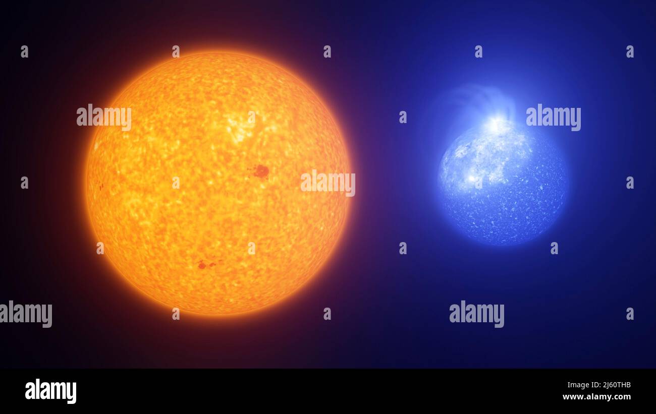 Sunspots and extreme horizontal branch stars spots Stock Photo - Alamy