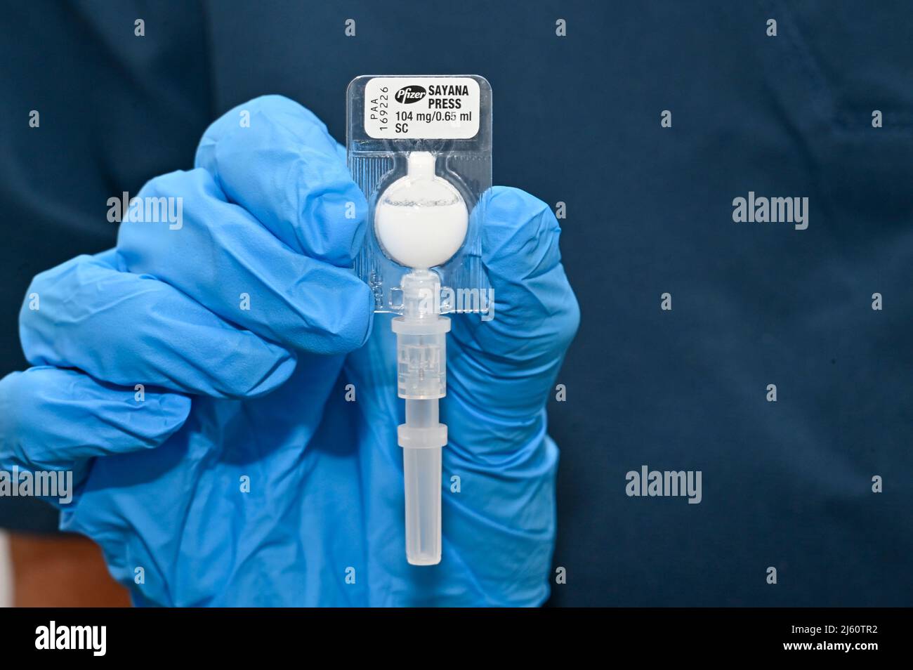 Sayana Press female contraceptive Stock Photo - Alamy