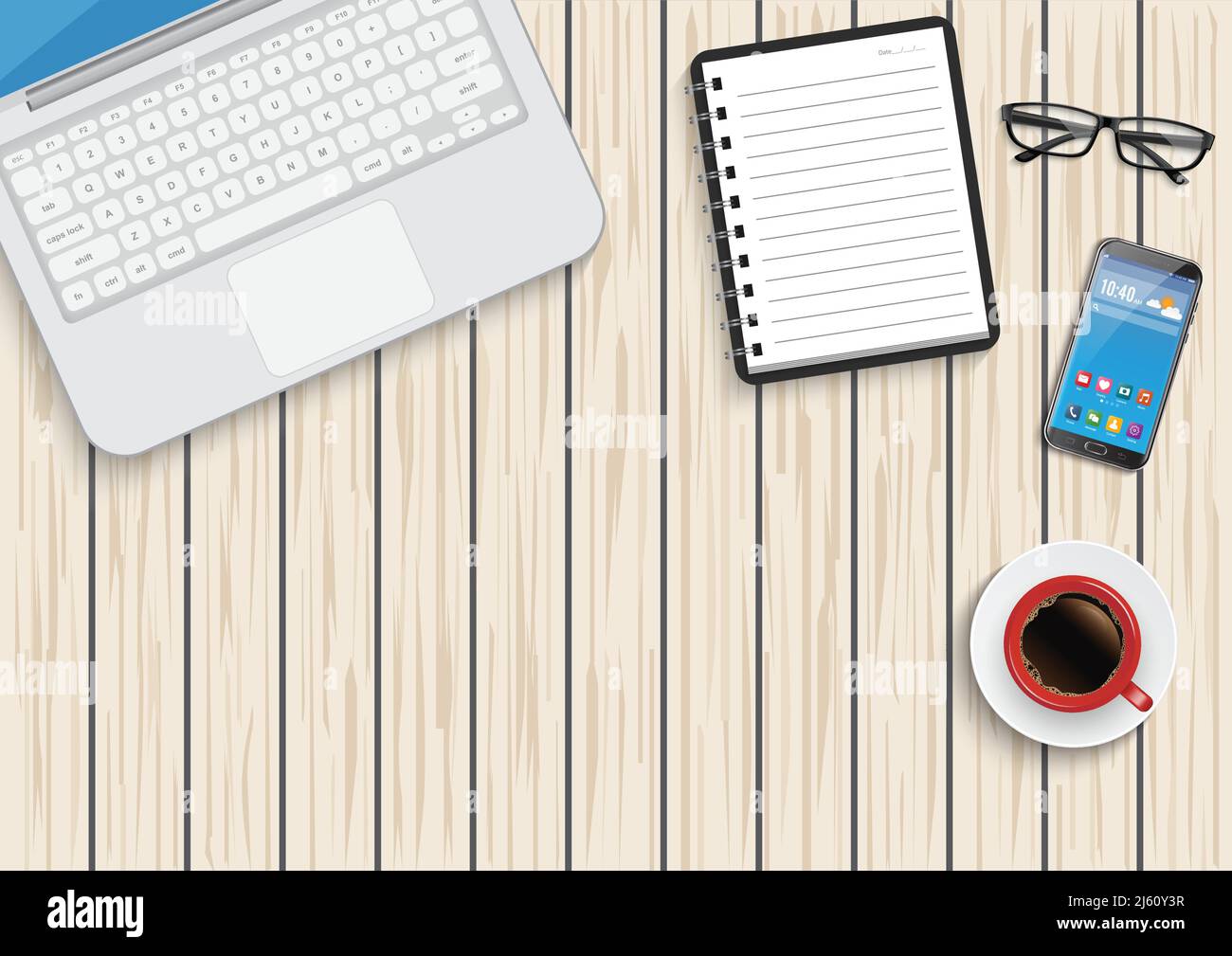 Lying on desk Stock Vector Images - Alamy