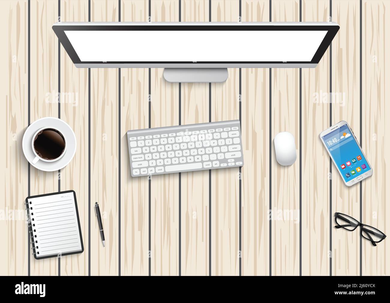 Background wood texture for your desktop Stock Vector Images - Alamy