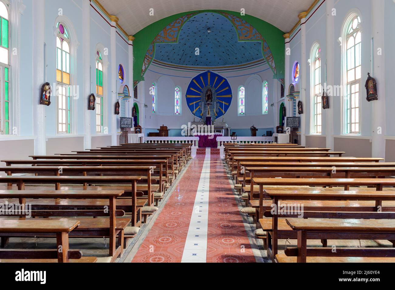 Christ the King Catholic Church in Kalaw, Myanmar Burma Stock Photo - Alamy