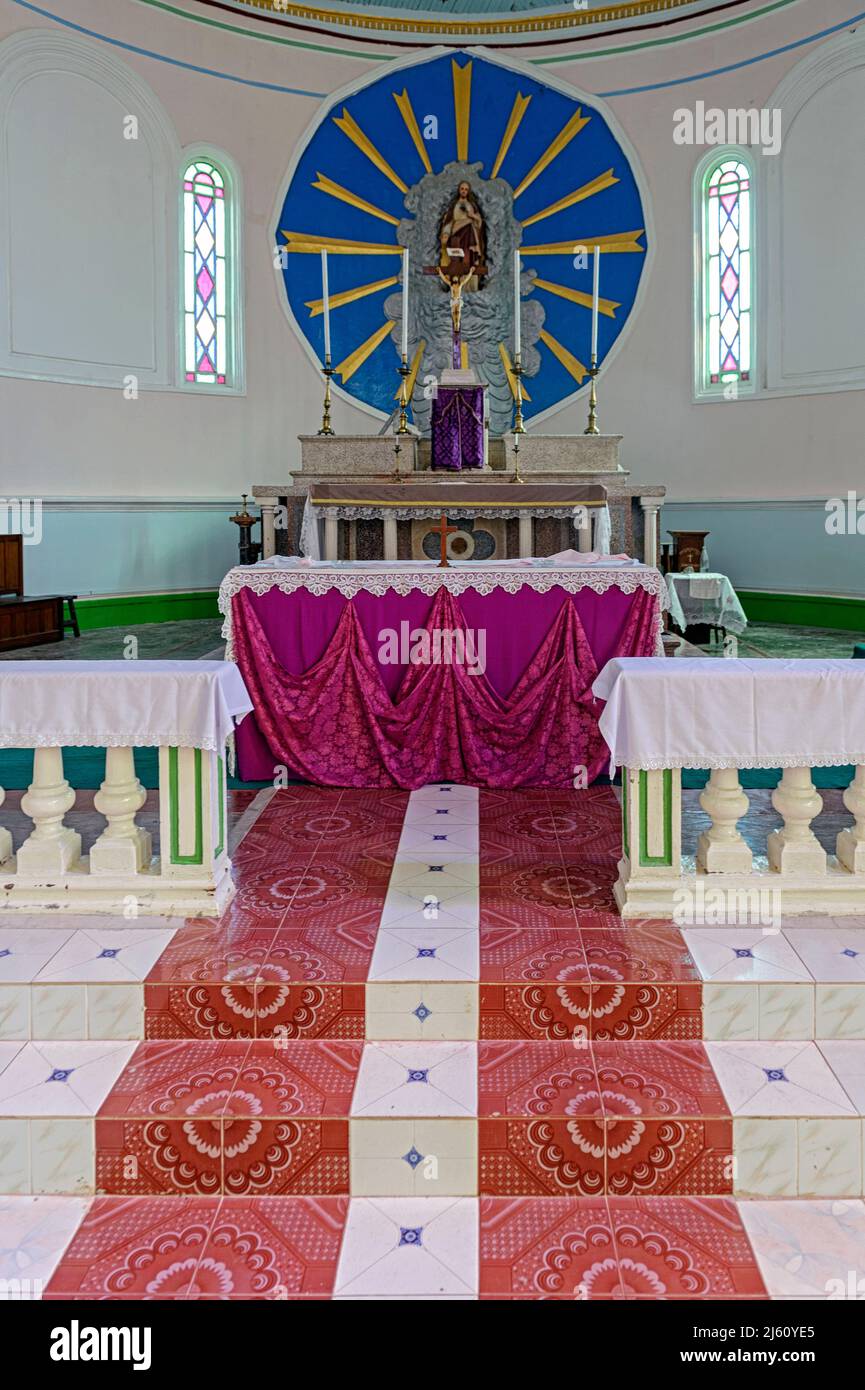 Christ the King Catholic Church in Kalaw, Myanmar Burma Stock Photo - Alamy