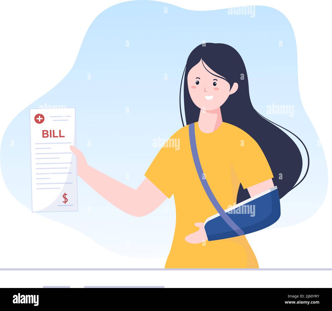 Hospital Medical Billing Service with Health Insurance Form for ...