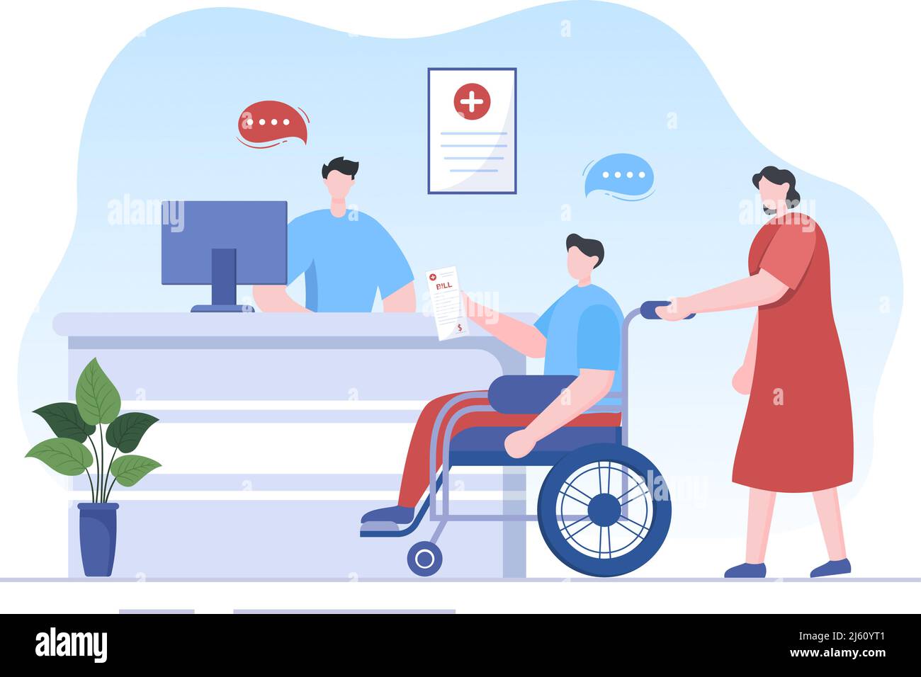 Hospital Medical Billing Service with Health Insurance Form for ...