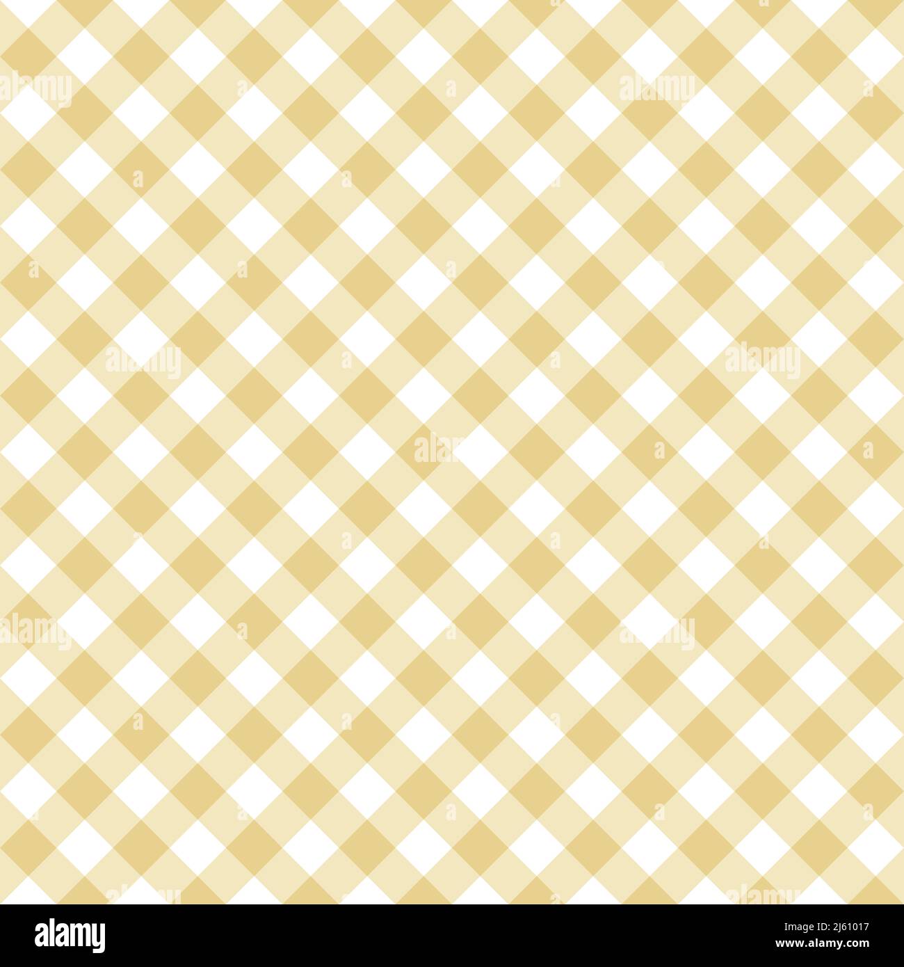 Seamless pattern. Classical cell diagonally. Contrasting cream diagonal ...