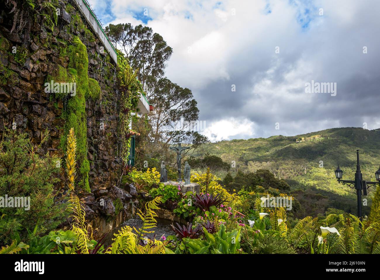 Architectural detail of Monserrate, a major tourist attraction and a ...