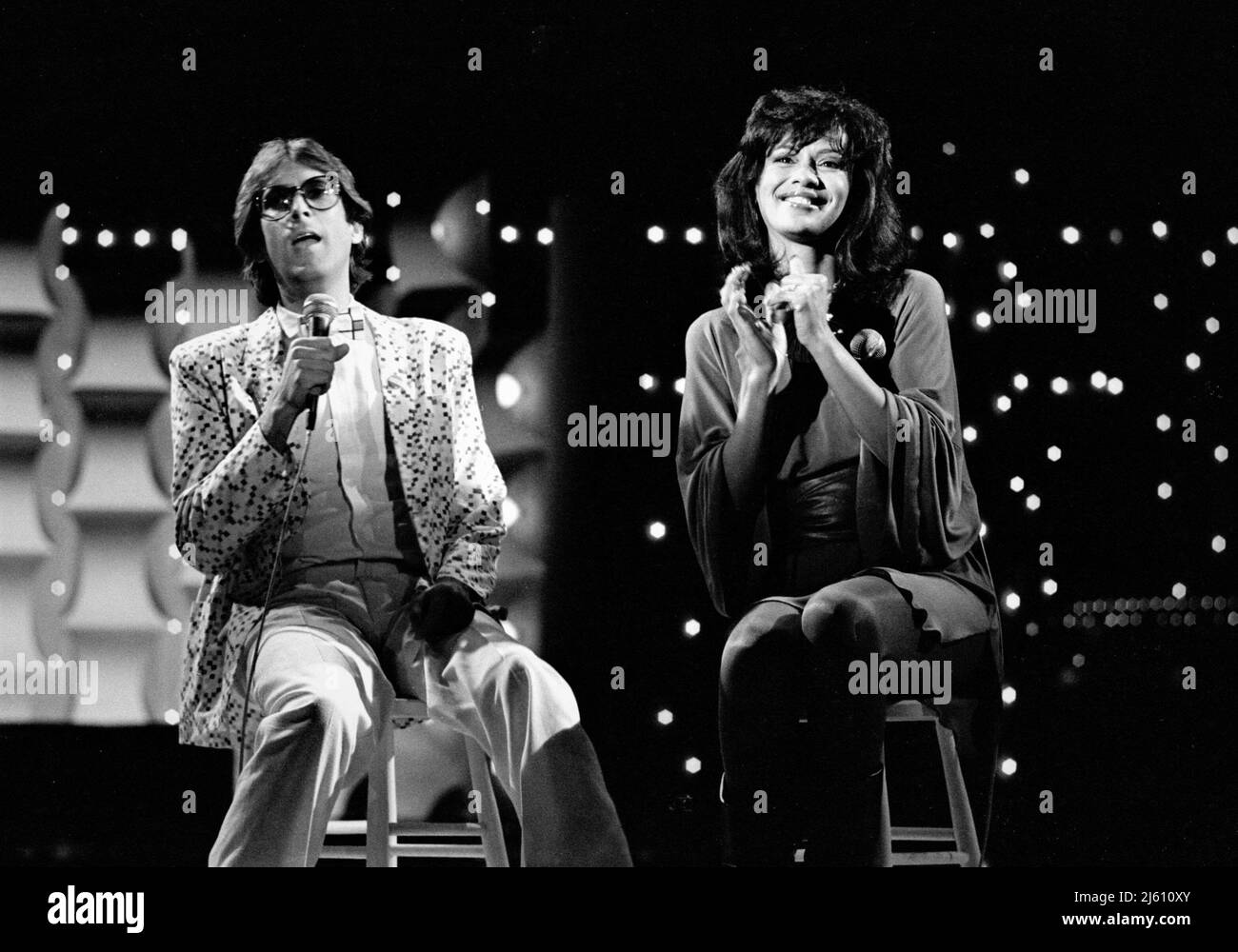 Stephen Bishop performs on Solid Gold in 1983 Credit: Ron Wolfson ...