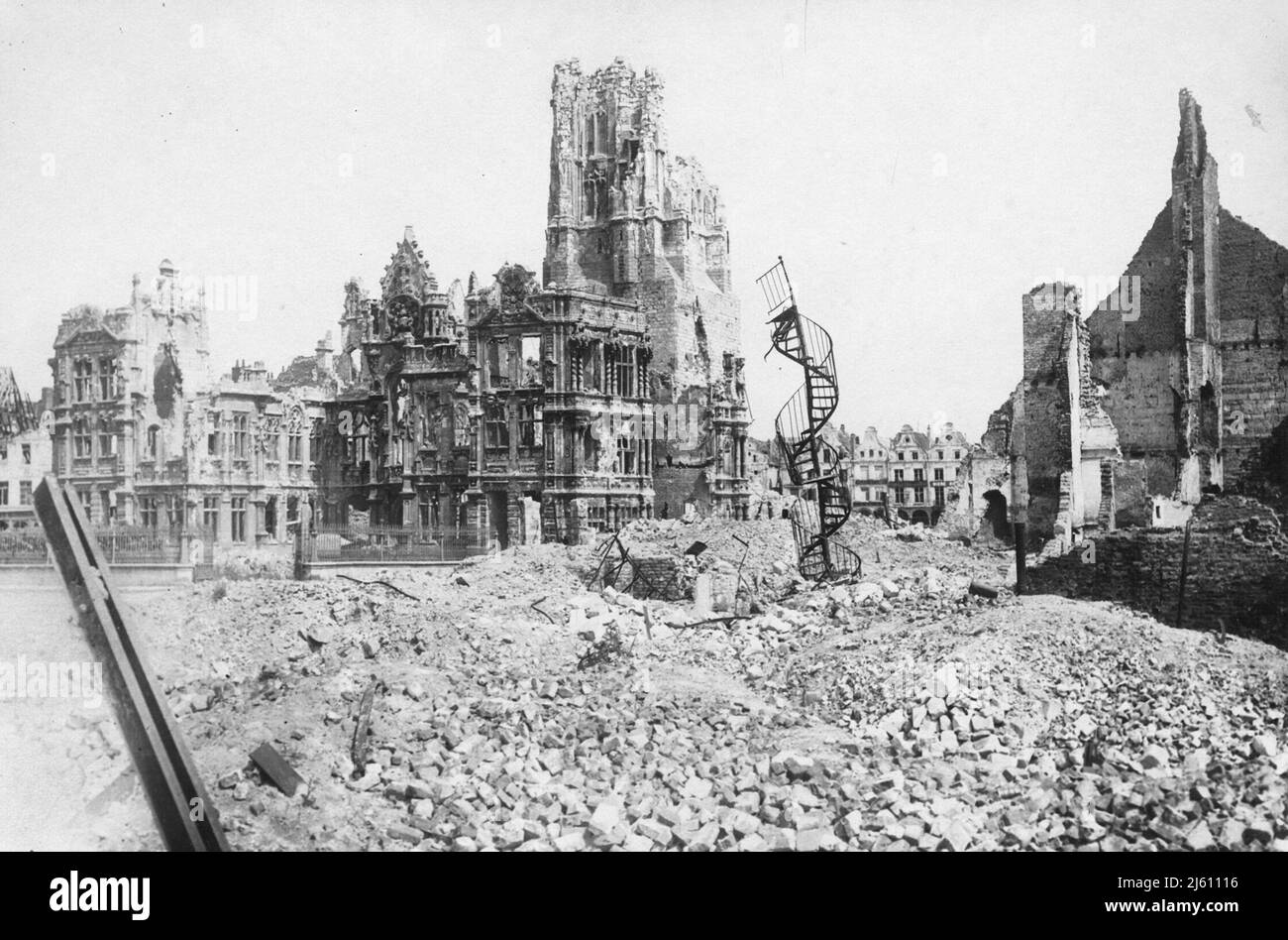 Villages in france during world war one hi-res stock photography and ...