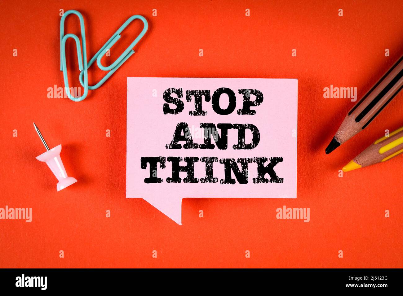 Think safety first hi-res stock photography and images - Alamy