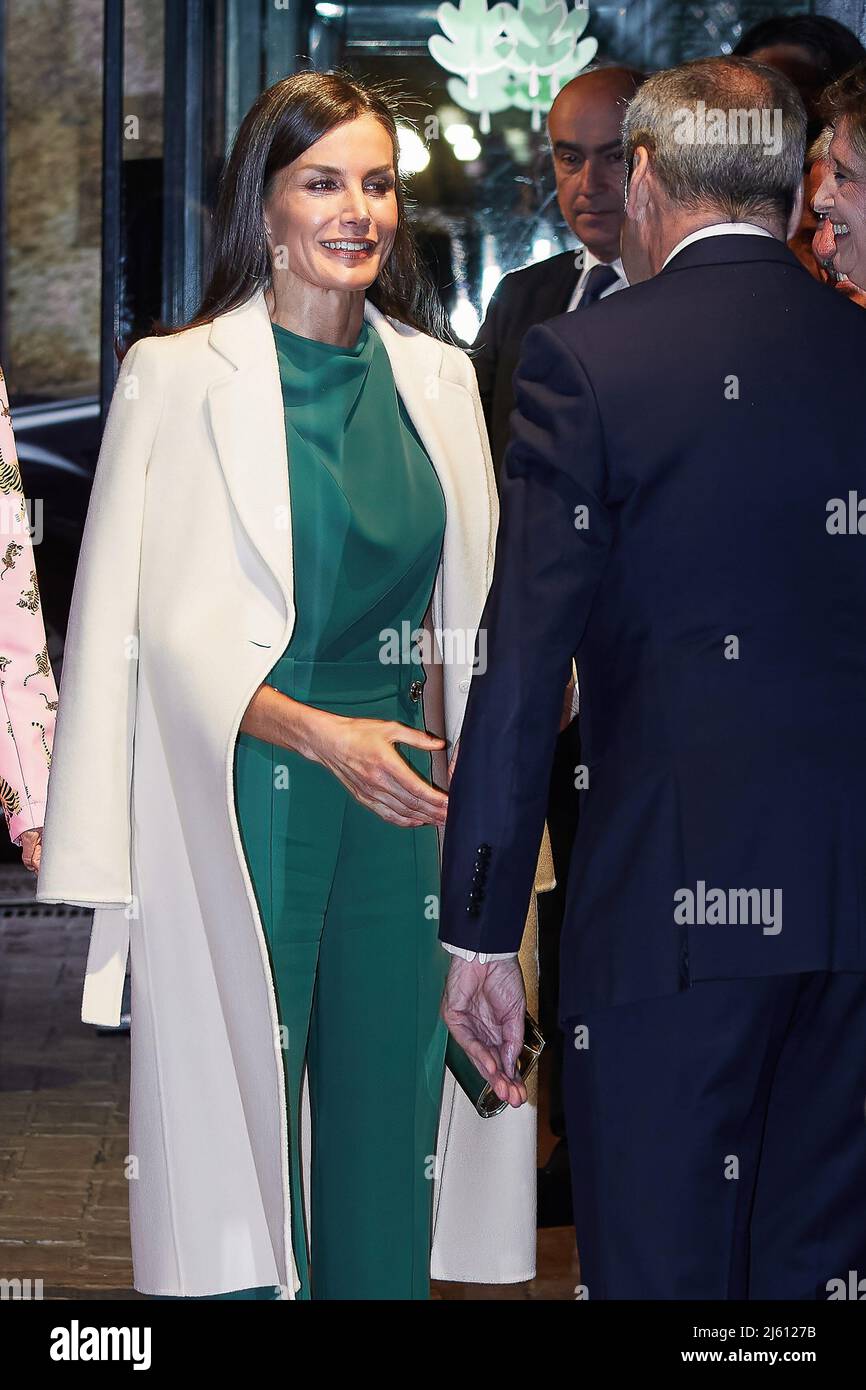 Madrid, Spain. 26th Apr, 2022. Queen Letizia of Spain attends the 'Gran ...