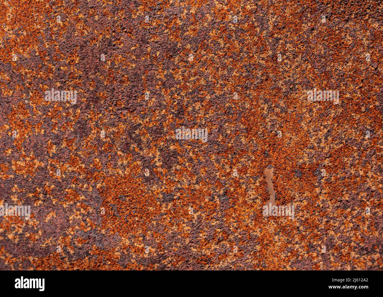 Panoramic grunge rusty metal texture, rust and oxidation metal ...